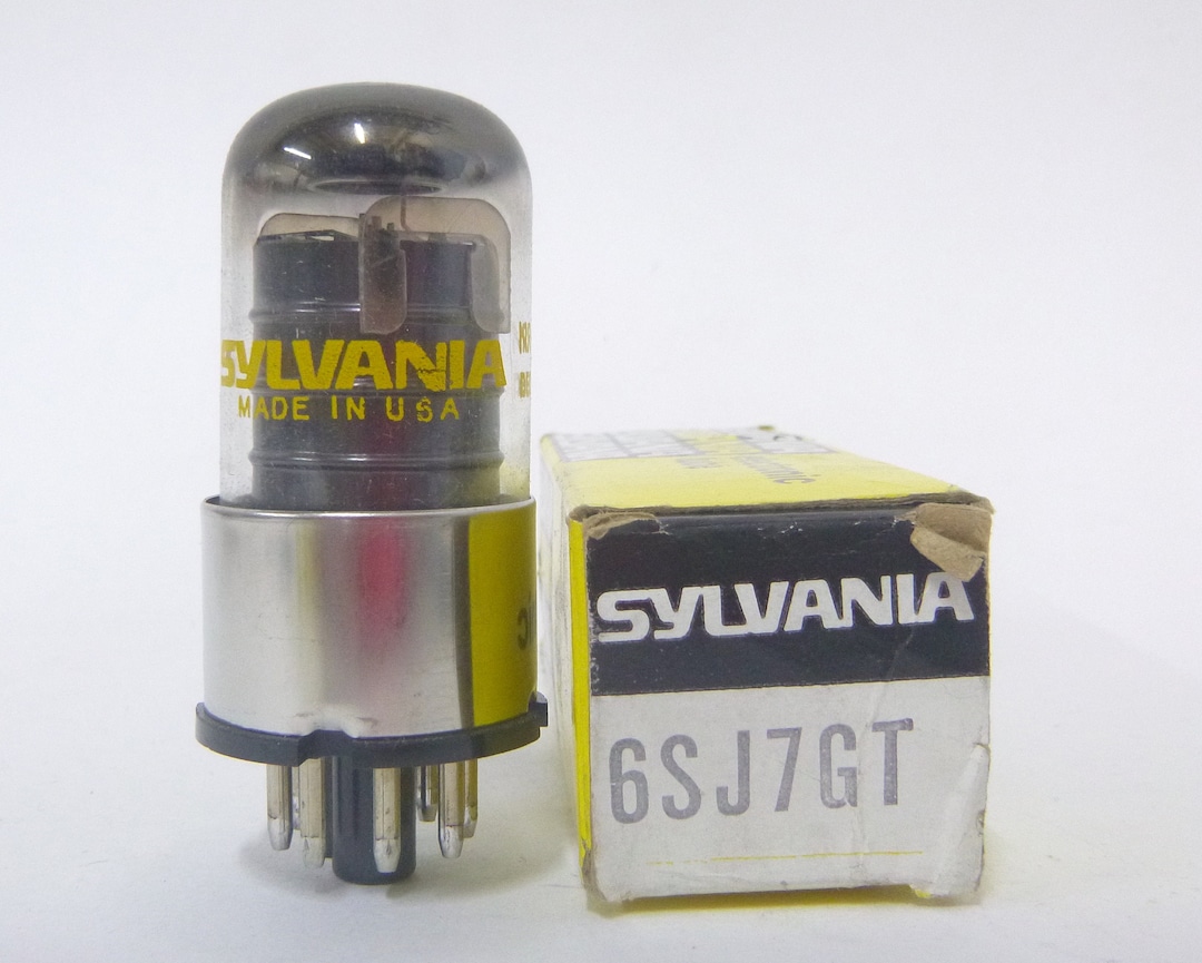 Sylvania 6SJ7GT Vacuum Tube New Old Stock Original Box Excellent ...