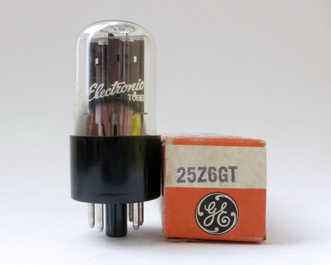 GE 25Z6GT Vacuum Tube - New Old Stock - Original Box - Excellent ...