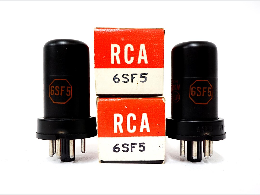 Pair: RCA 6SF5 Vacuum Tubes - New Old Stock - Original Boxes - Mint ...