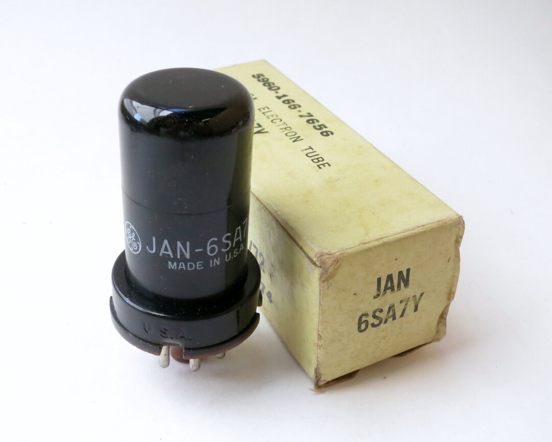 GE JAN 6SA7Y Vacuum Tube - New Old Stock - Original Box - Mint ...