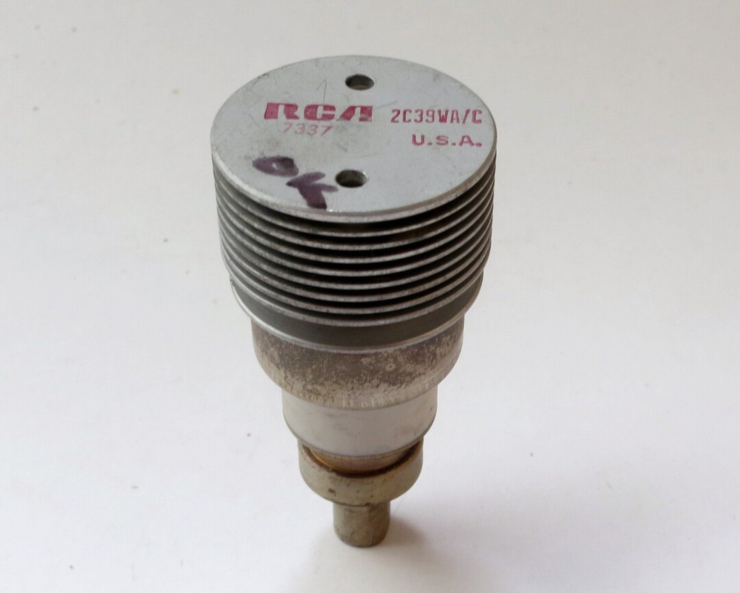 RCA 2C39WA/C Vacuum Tube - Planar Triode, UHF Transmitting Tube - Etsy
