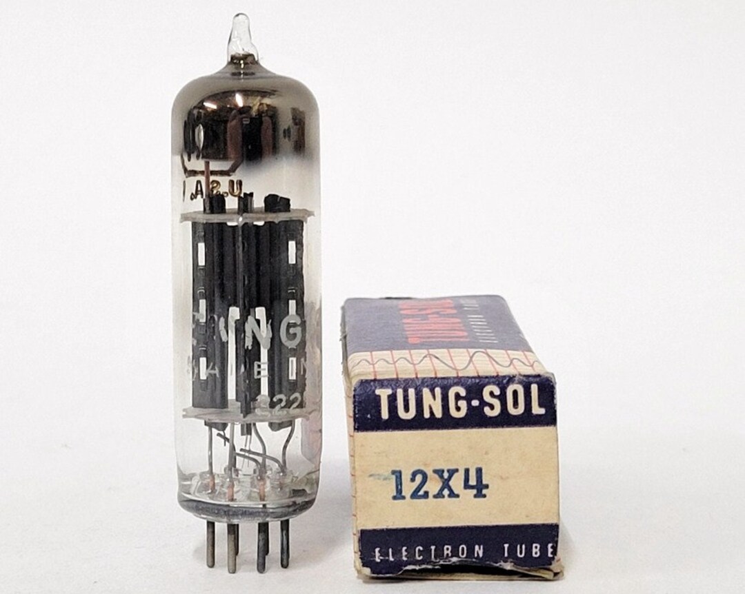 Tung Sol 12X4 Vacuum Tube - New Old Stock - Original Box - Excellent ...