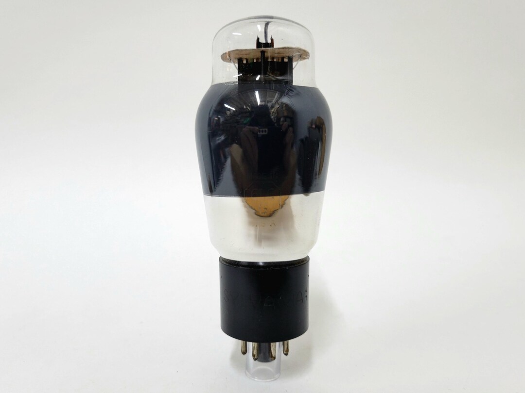 Sylvania 6L6G Vacuum Tube - Engraved Base - Black Plate - 6L6 With ST ...