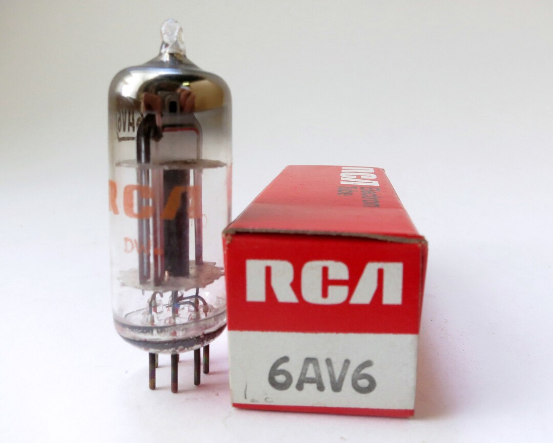 RCA 6AV6 Vacuum Tube - New Old Stock - Original Box - Mint Condition ...