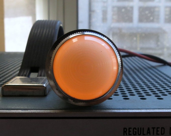 Smooth White Faceted Glass Jewel Indicator Panel Lamp Cover. Beautiful ...