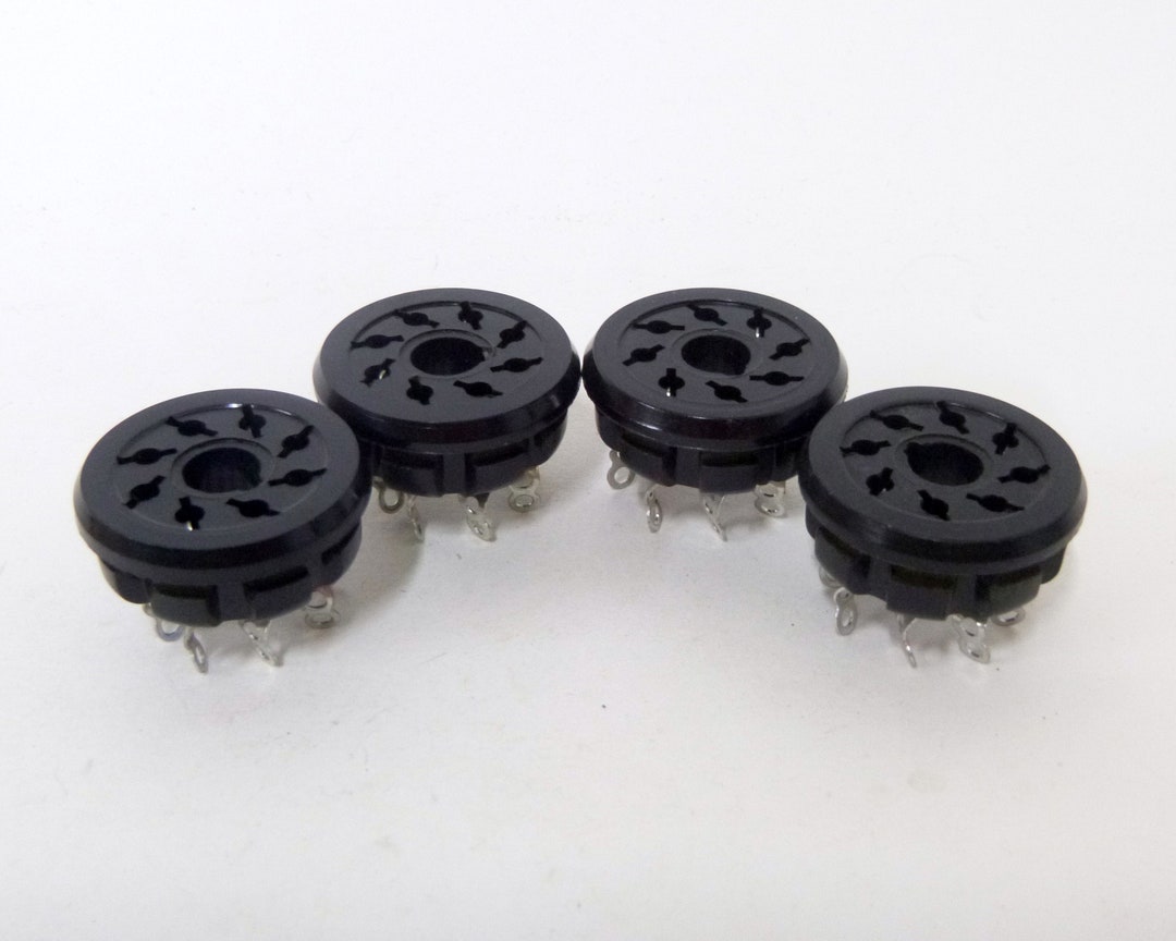 4X Amphenol 78S8 Octal Vacuum Tube Sockets - Snap Ring Mount - 8 Pin ...