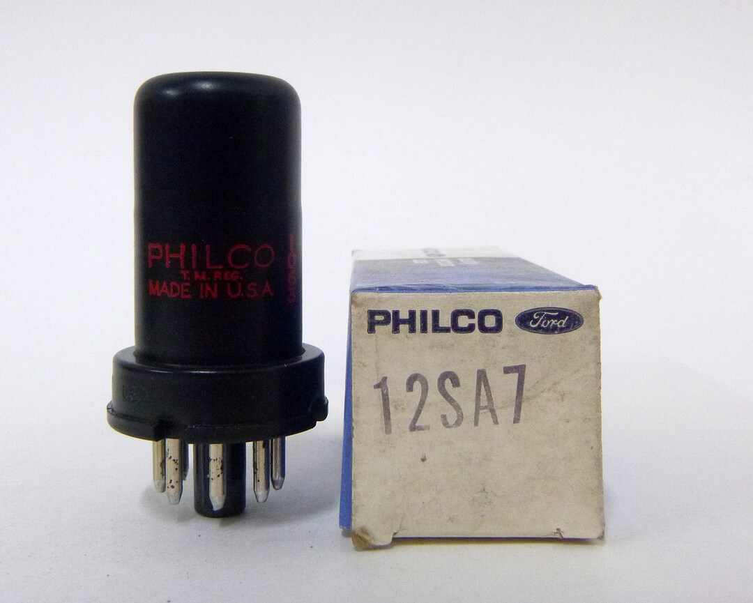 Philco 12SA7 Vacuum Tube New Old Stock Original Box Excellent Condition ...