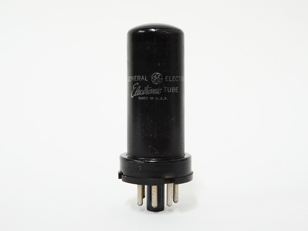 GE 6F6 Vacuum Tube - Early Logo/branding - Metal - VT66 - VT-66 ...