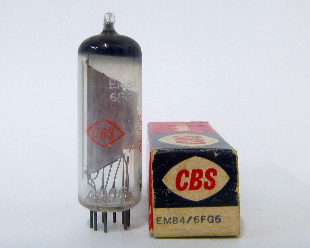 CBS EM84 / 6FG6 Vacuum Tube - Tuning Eye Tube - New Old Stock ...