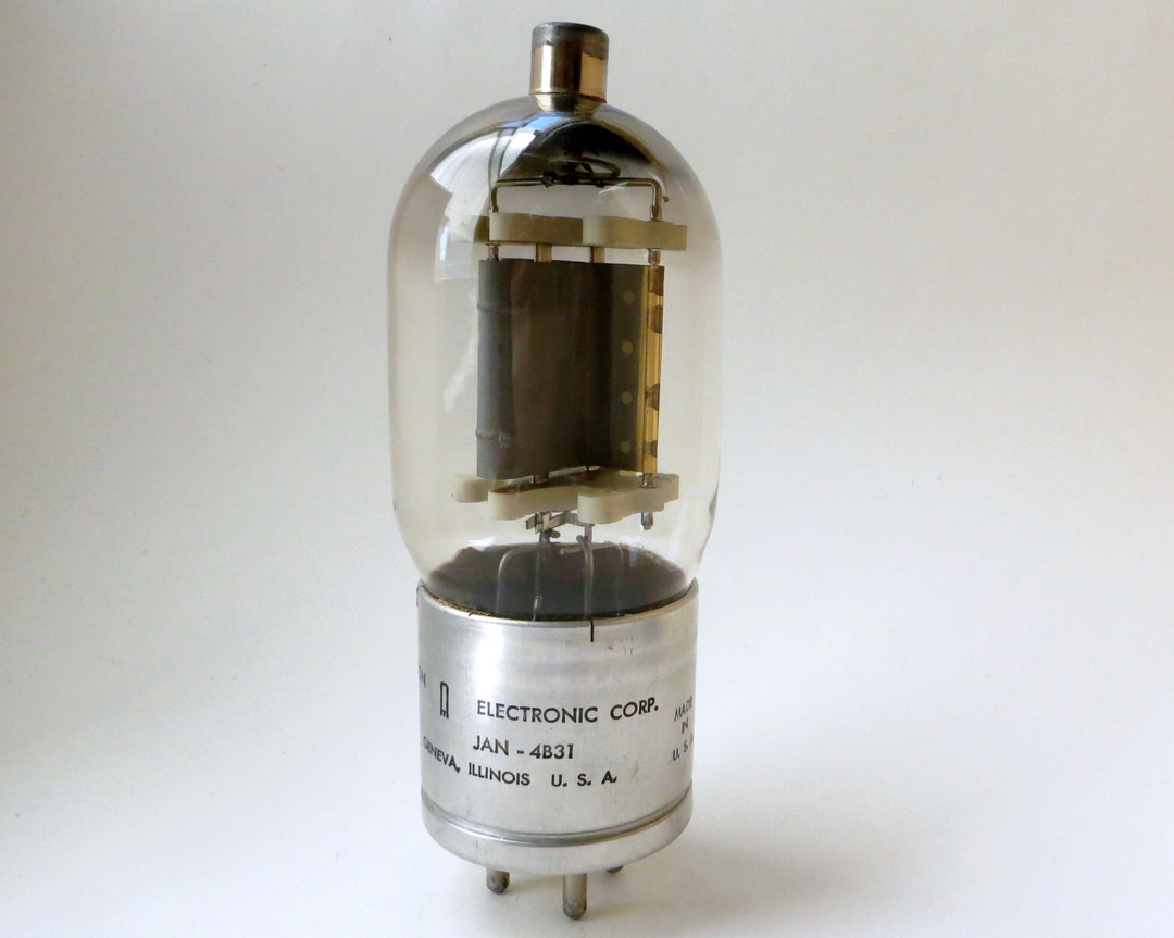 Cetron JAN 4B31 Vacuum Tube - Large Transmitting Tube for Display of ...