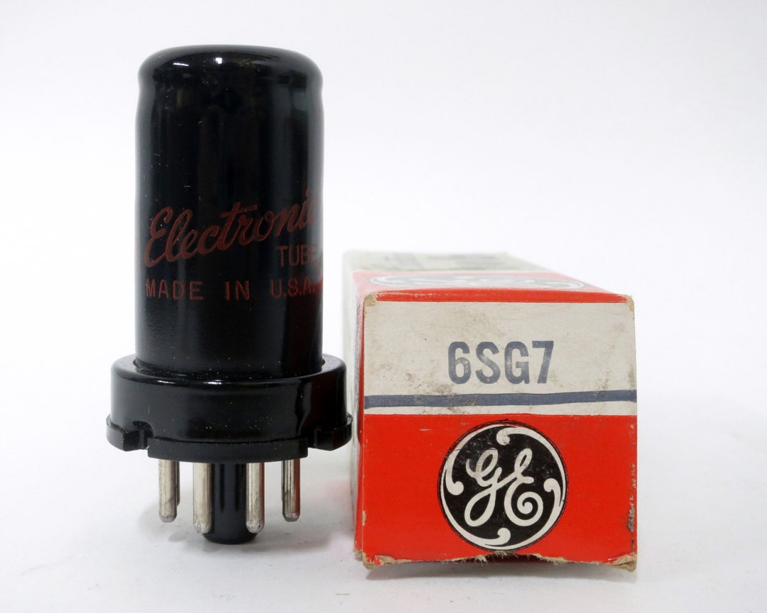 GE 6SG7 Vacuum Tube New Old Stock Semi-remote Cutoff Pentode ...
