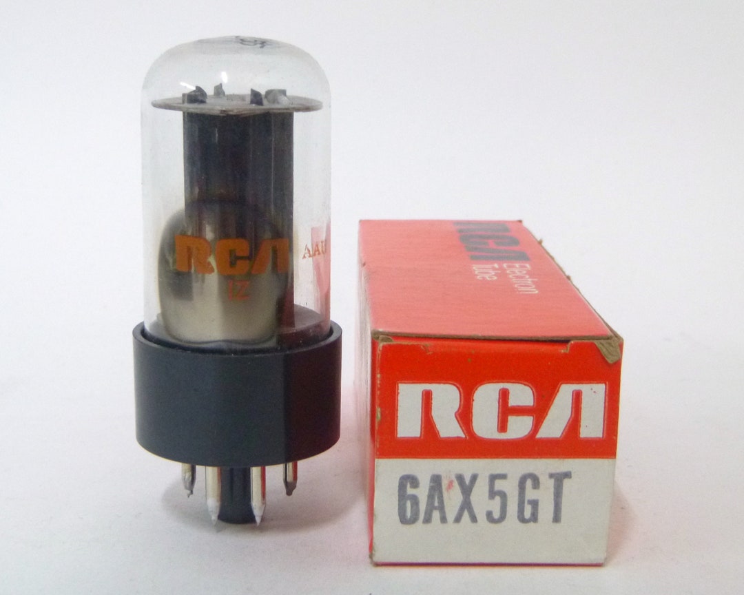 RCA 6AX5GT Vacuum Tube - New Old Stock - Original Box - Radio ...