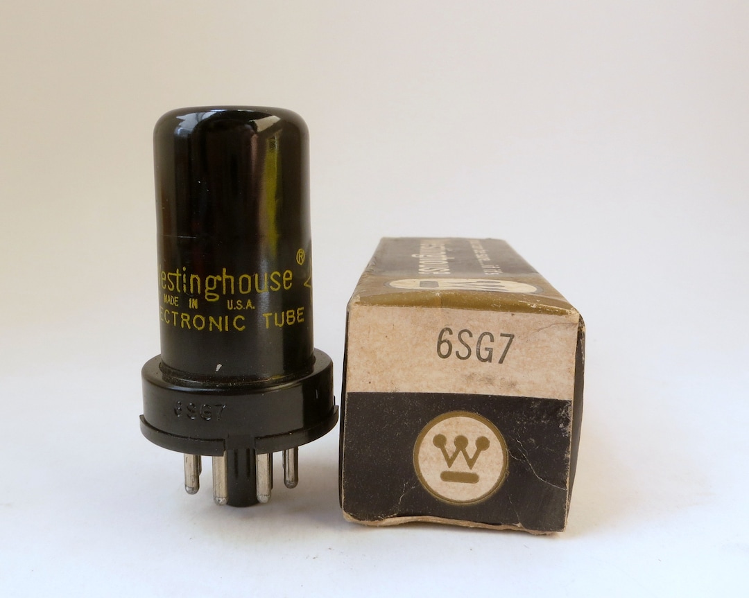 Westinghouse 6SG7 Vacuum Tube - New Old Stock - Semi-remote Cutoff ...