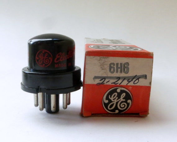 GE 6H6 Vacuum Tube New Old Stock Excellent Condition | Etsy
