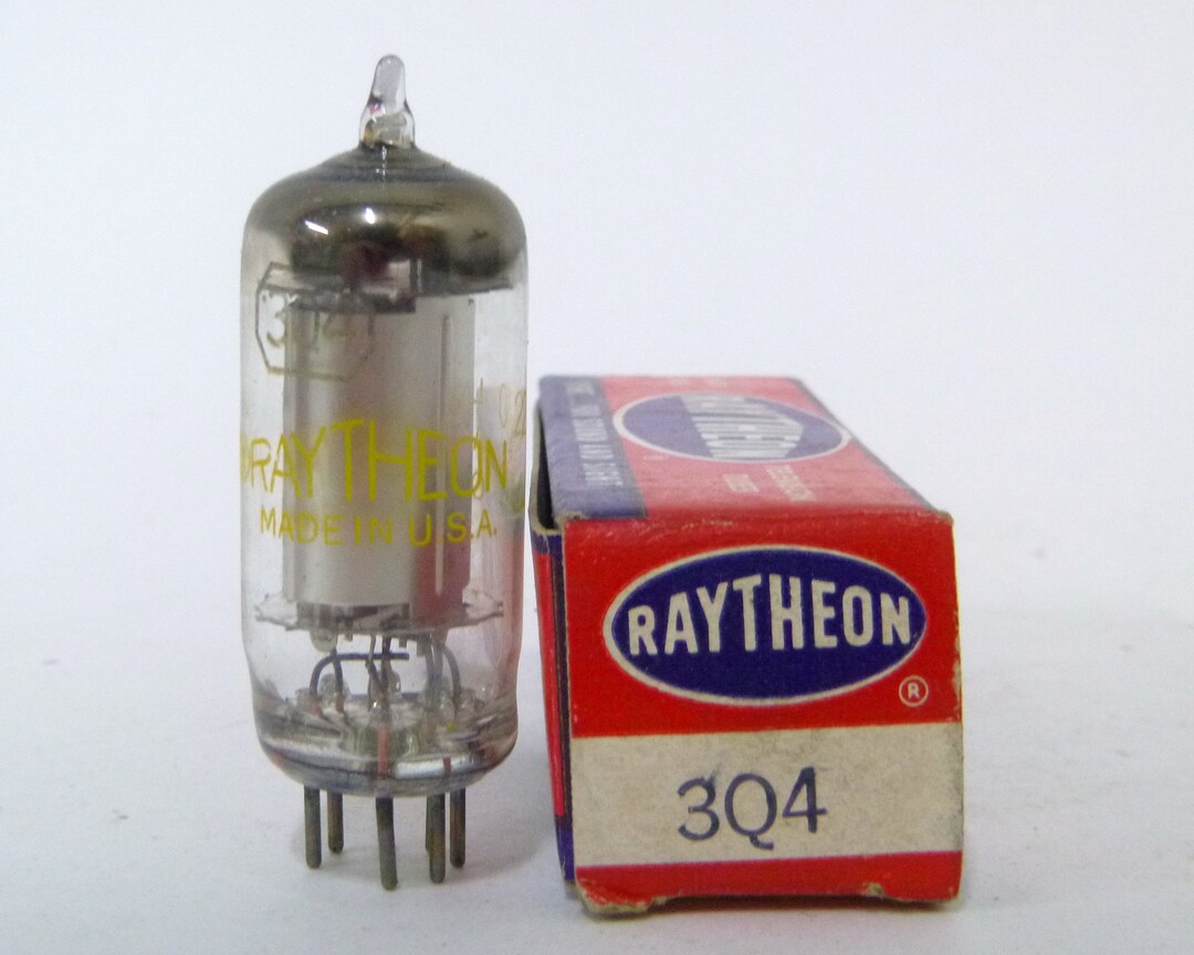 Raytheon 3Q4 Vacuum Tube - New Old Stock - Original Box - Excellent ...