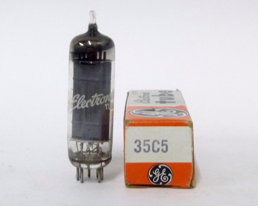 GE 35C5 Vacuum Tube - New Old Stock - Original Box - Magnificent ...