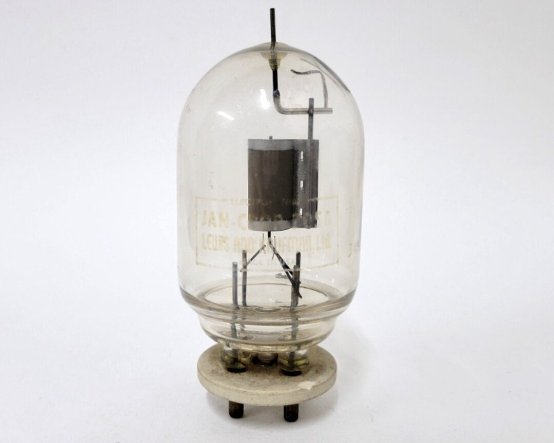 L&K JAN 705A Vacuum Tube - Uranium Glass Seals - Transmitting ...