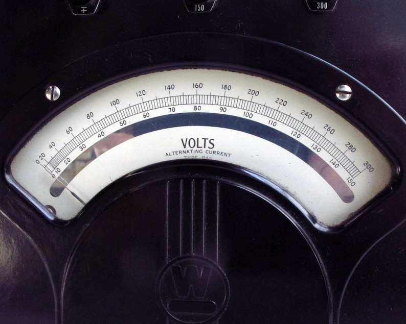 Old Timey Westinghouse Analog Meter in Bakelite Case for Tech - Etsy