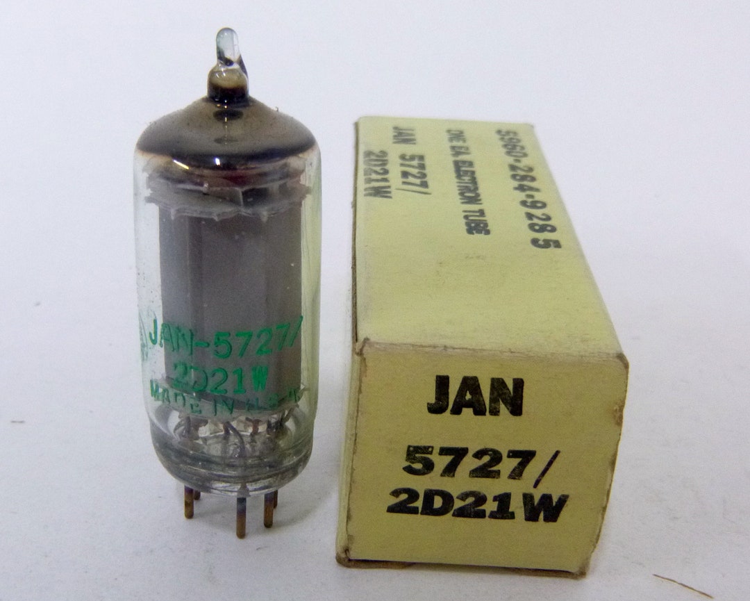 GE JAN 5727 / 2D21 Vacuum Tube - General Electric Miniature Thyratron ...