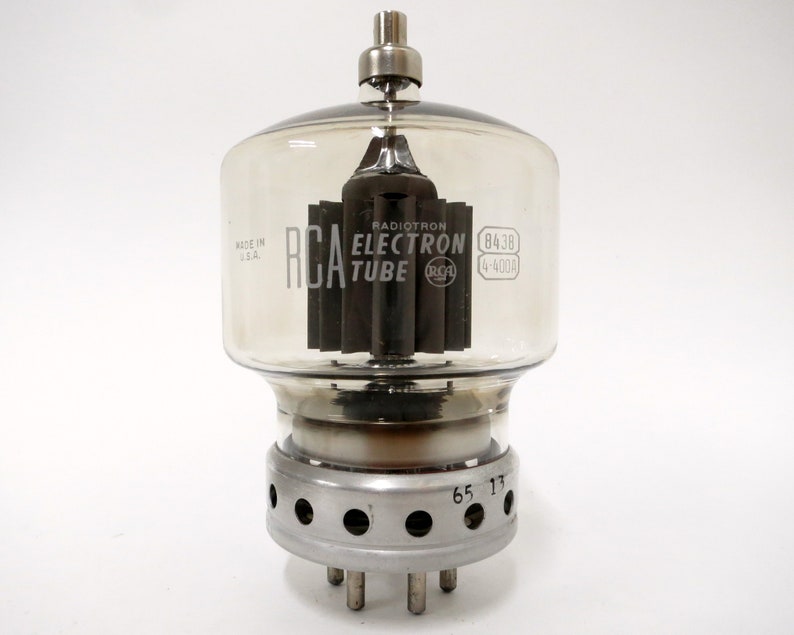 RCA 4-400A Vacuum Tube High Power Tetrode Transmitting Tube With Large ...