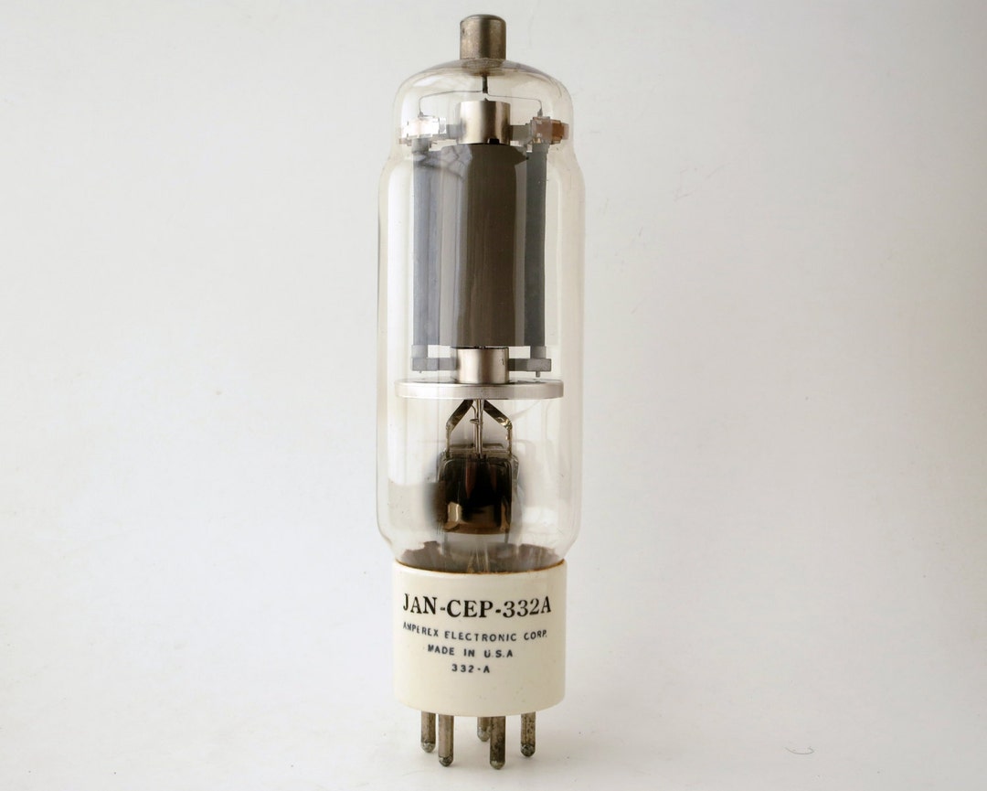 Amperex 332A Vacuum Tube - Large Glass Transmitting Tube - Ceramic Base ...