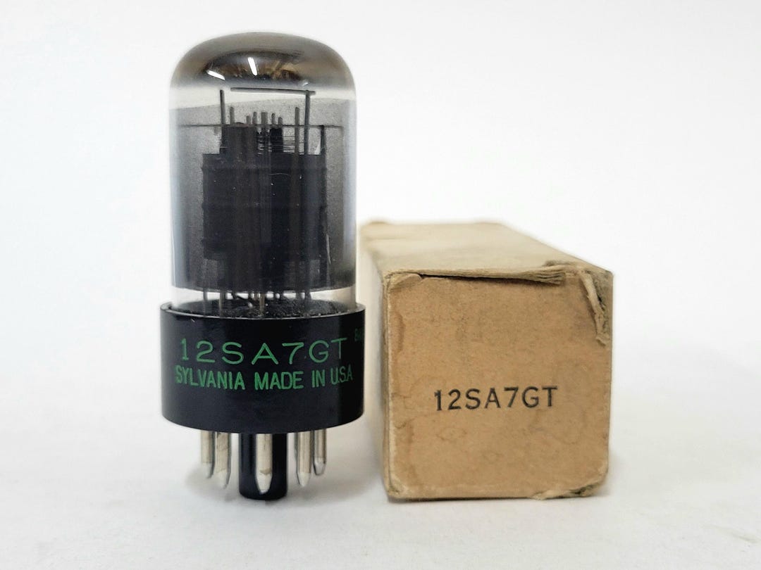 Sylvania 12SA7GT Vacuum Tube - New Old Stock - Original Box - for All ...