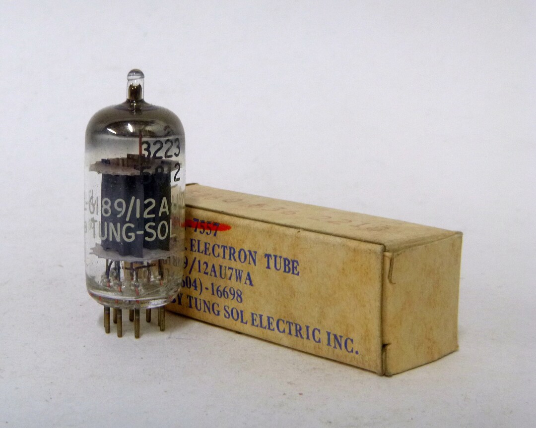 Tung Sol 6189 / 12AU7WA Vacuum Tube - New Old Stock - Original Box ...