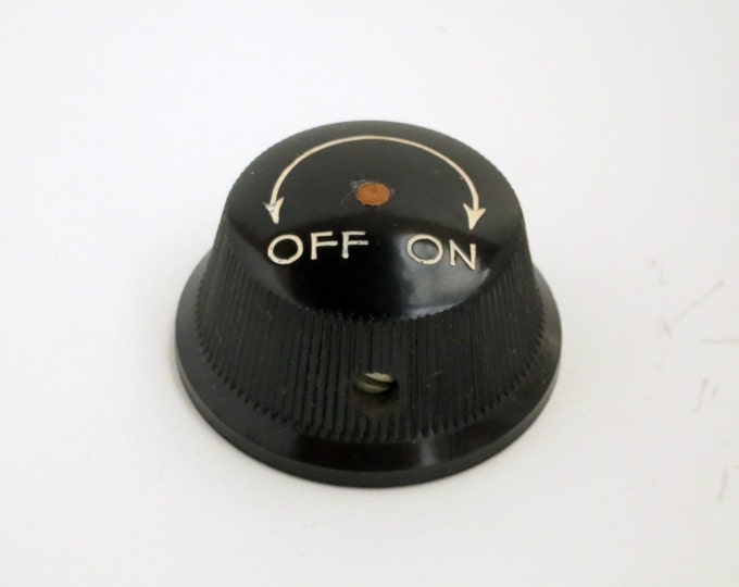 Large Fluted Bakelite Radio Knob From the 1950's - New Old Stock ...