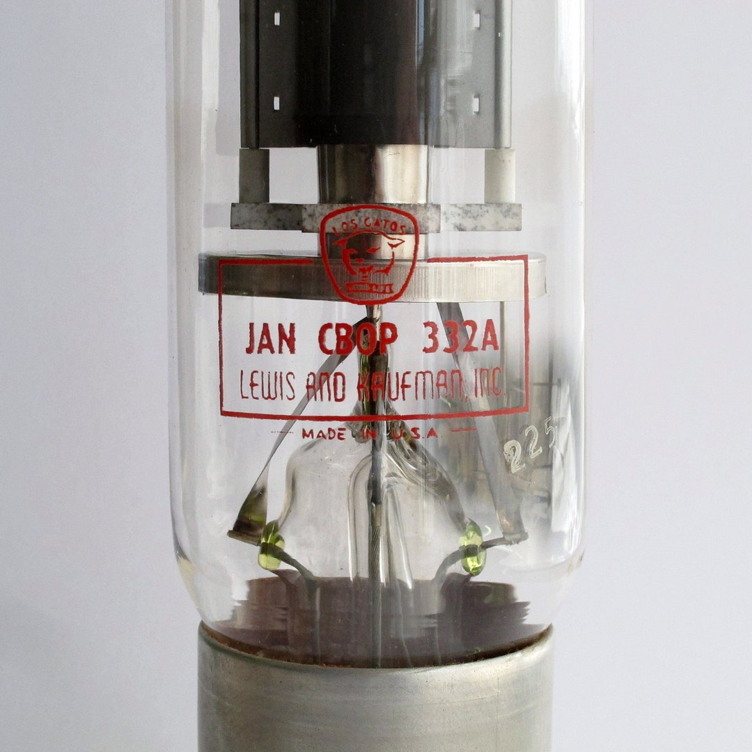Heinz & Kaufman 332A Vacuum Tube - Large Glass Transmitting Tube ...