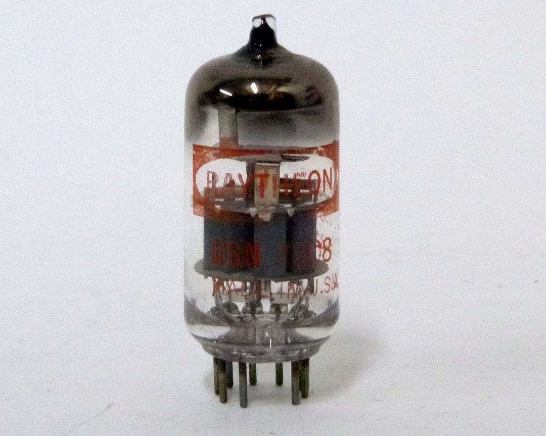 Raytheon USN 7308 Vacuum Tube E188CC US Made 6922 ECC88 Orange Branding ...