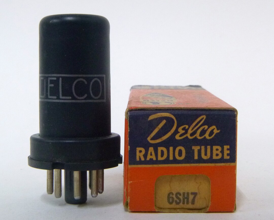 Delco 6SH7 Vacuum Tube New Old Stock Original Box Excellent Condition ...