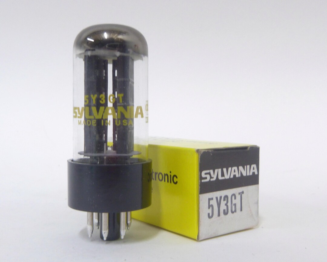 Sylvania 5Y3GT Vacuum Tube - New Old Stock - Original Box - Very Pretty ...