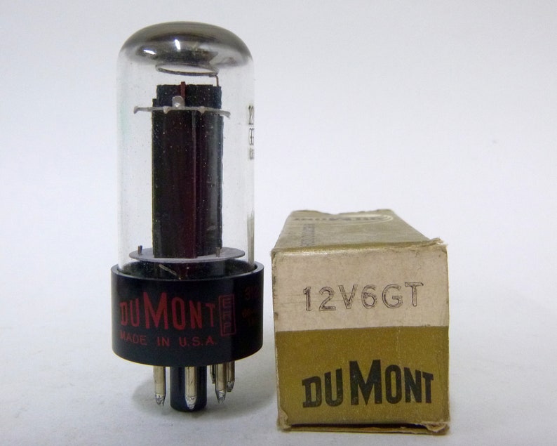Dumont 12V6GT Vacuum Tube - New Old Stock - Original Box - Excellent ...