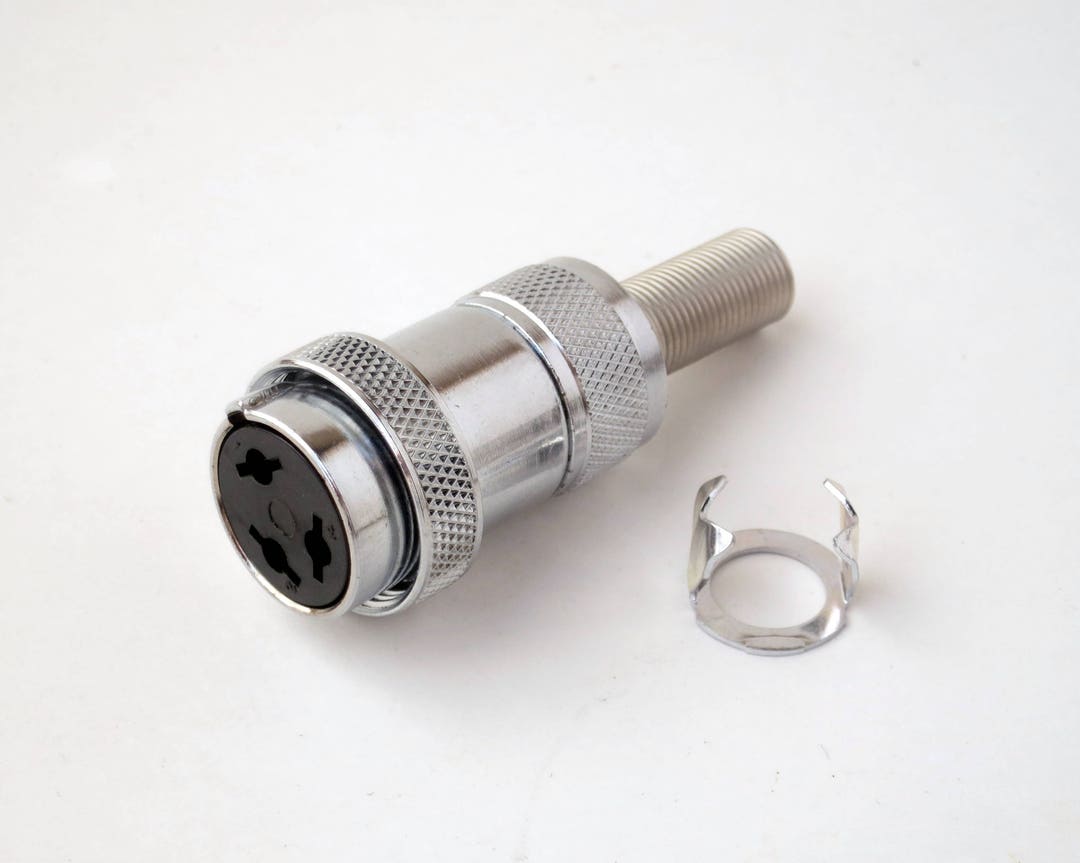 Amphenol 91-MC3F1 Mic Connector - Cable Mount Female With Lock Ring ...