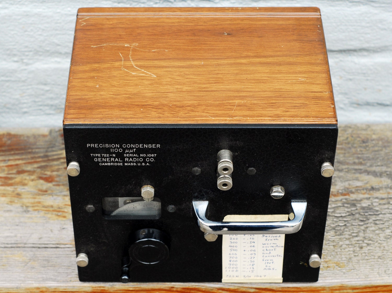 General Radio 722-N Precision Condenser Variable capacitor | Etsy