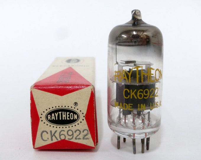 Raytheon 6922 Vacuum Tube - ECC88 Tube - Yellow Branding - CK-6922 - Etsy