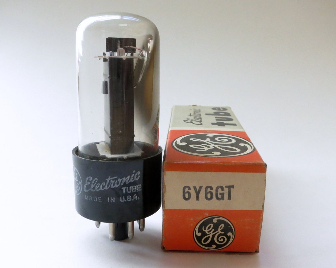GE 6Y6GT Vacuum Tube - New Old Stock - Original Box - Excellent ...