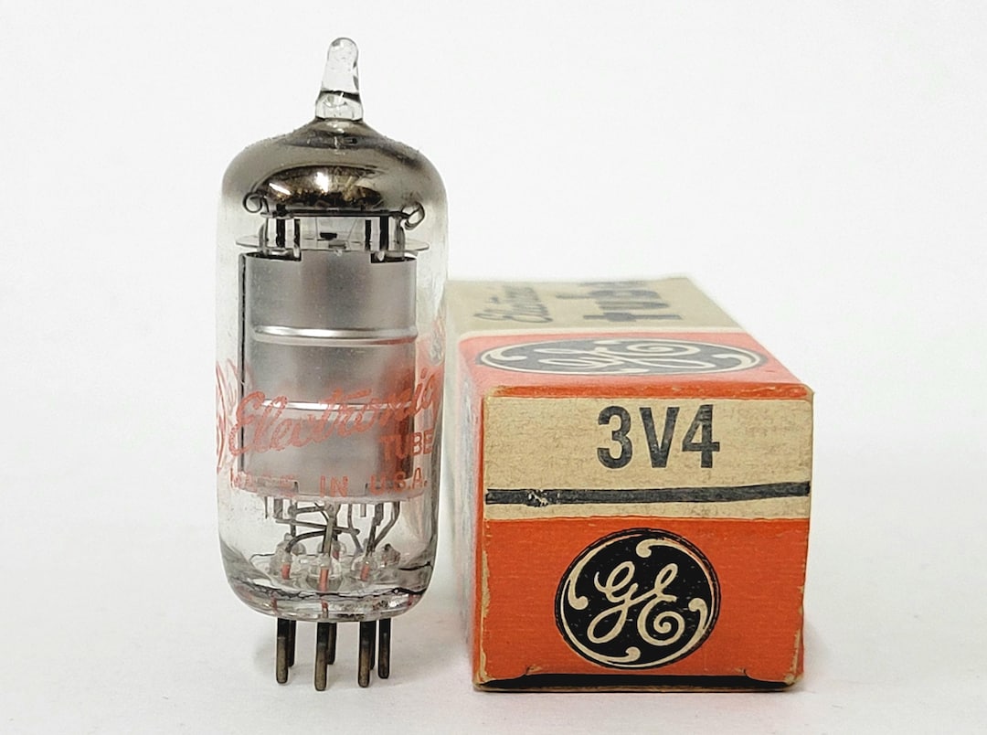 GE 3V4 Vacuum Tube - New Old Stock - Original Box - Excellent Condition ...