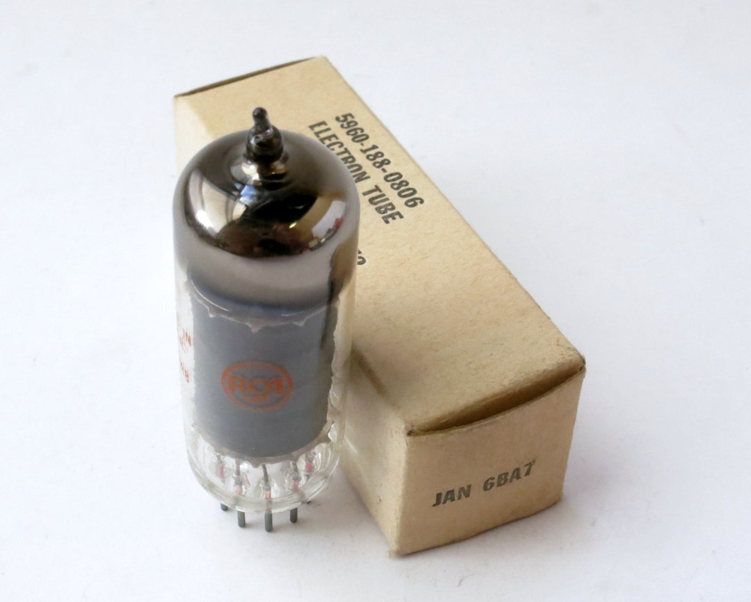 RCA JAN 6BA7 Vacuum Tube - High Gain Pentagrid Converter Tube - Radio ...