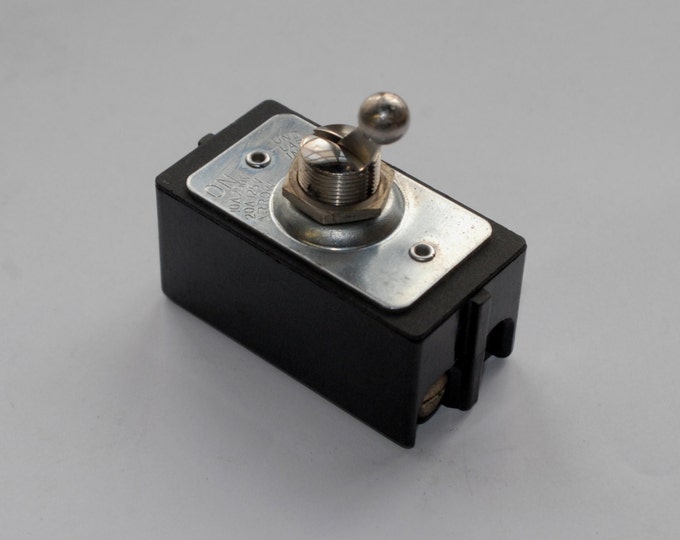 A-H&H SPST Ball Head Bat Toggle Switch - With Larger 1/2-32 Threaded ...