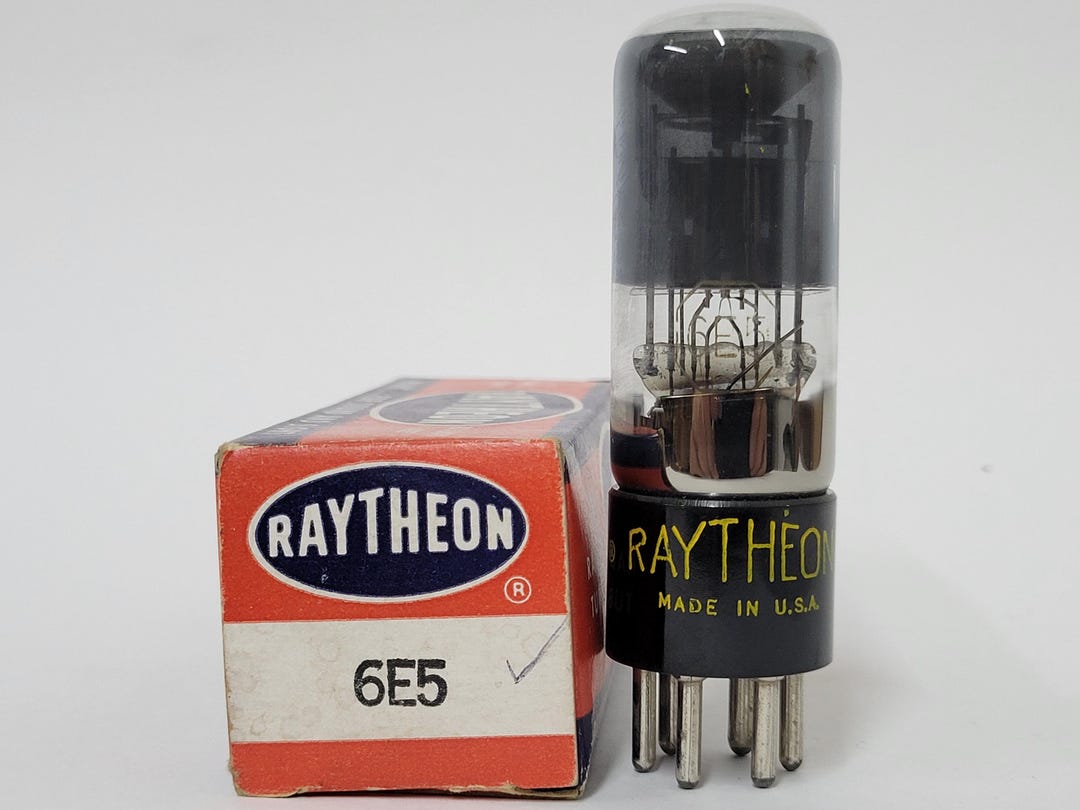 Raytheon 6E5 Vacuum Tube - New Old Stock - Original Box - Excellent ...