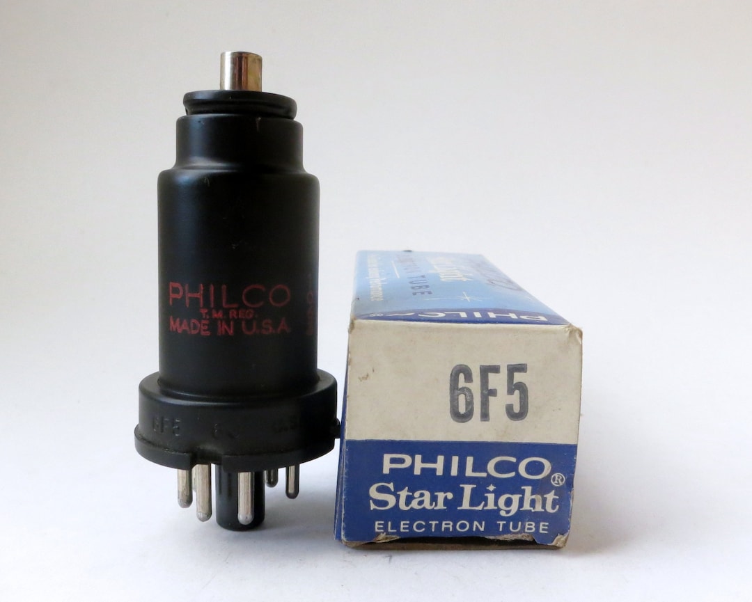 Philco 6F5 Vacuum Tube - New Old Stock - Original Box - Excellent ...