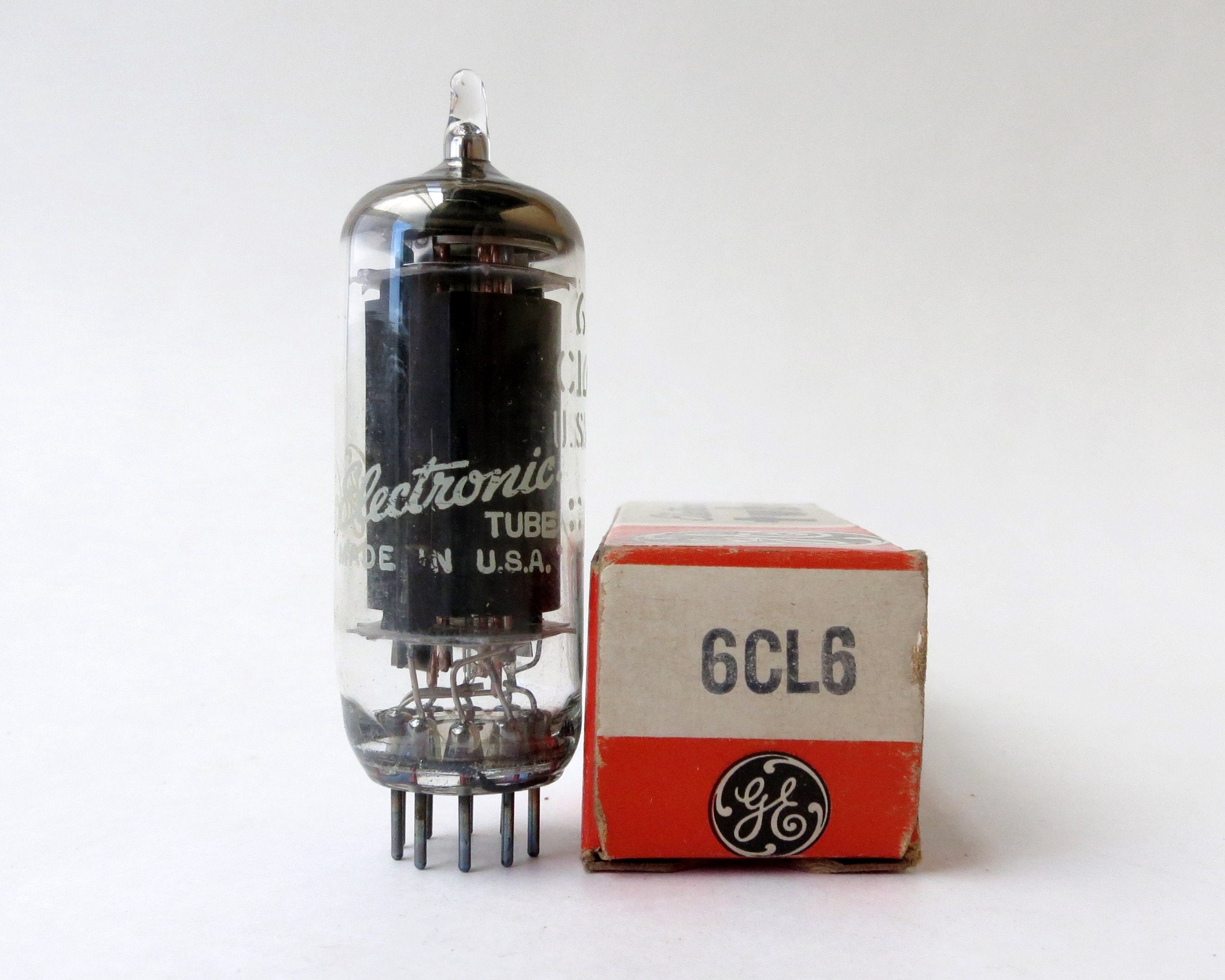 Tube à vide GE 6CL6 - nouveau vieux stock - excellent état - boîte d ...