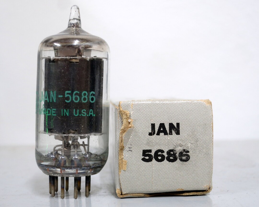 General Electric 5686 Vacuum Tube - Original Box - New Old Stock ...