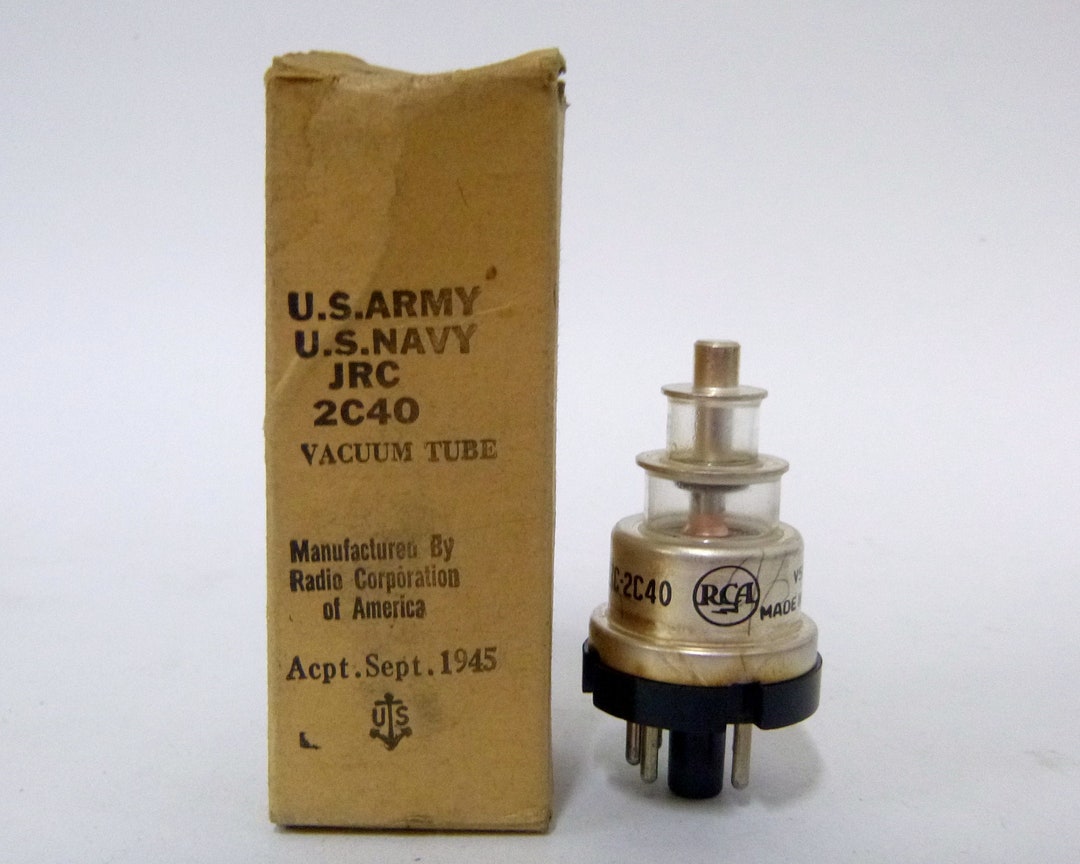 RCA JRC 2C40 Lighthouse Tube - New Old Stock World War II Era ...