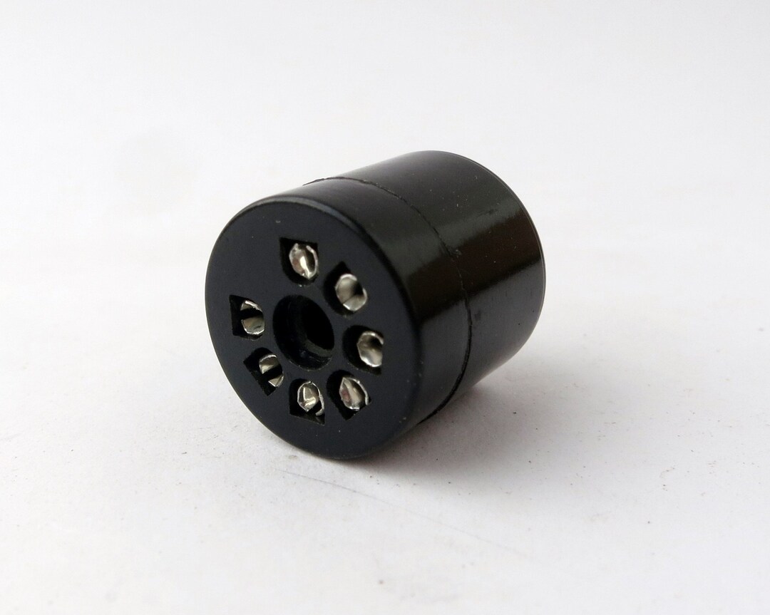 7 Pin Miniature Cable Mount Socket - Fits 7 Pin Miniature Tube Sockets ...