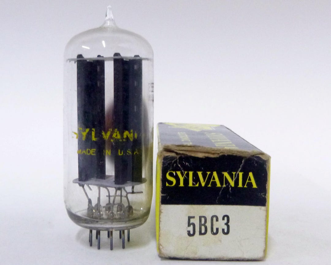 Sylvania 5BC3 Vacuum Tube - New Old Stock - Original Box - Excellent ...