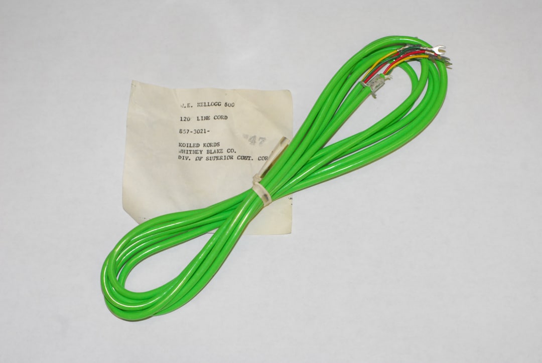 Neon Green Telephone Cord for Old Fashion Dial Phones & Antique ...