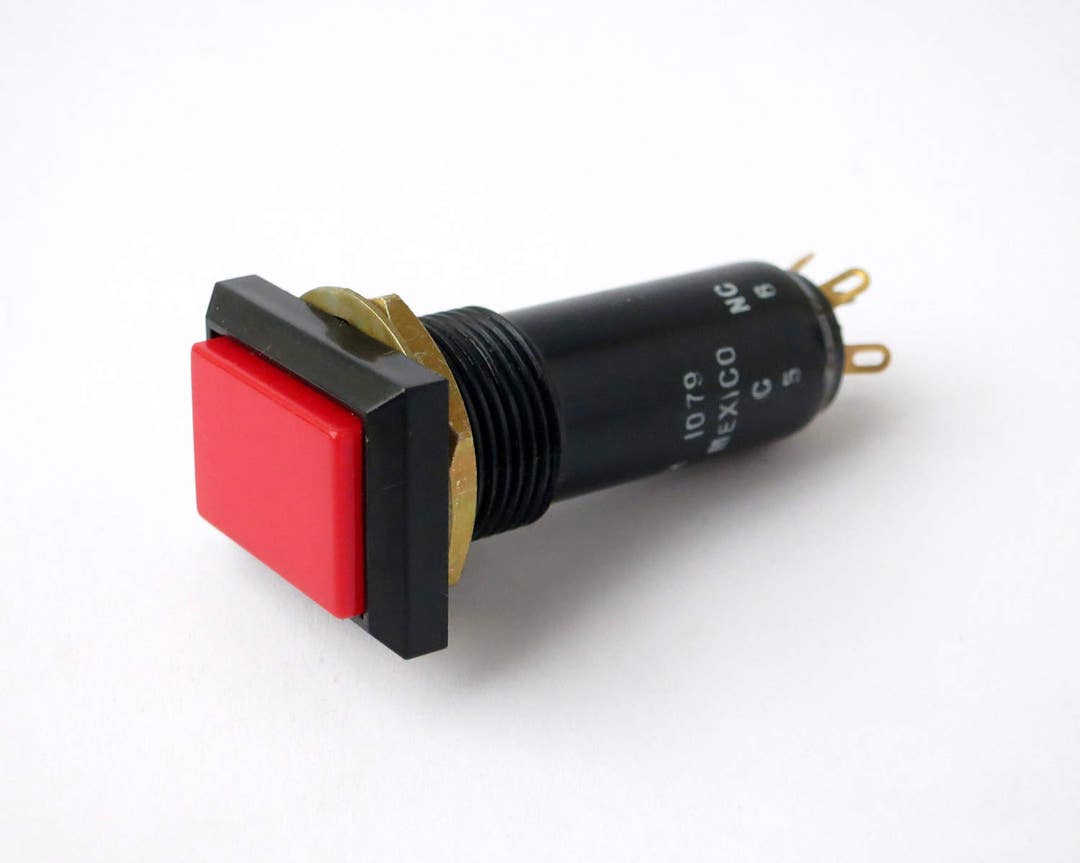 Red Light District Lighted Push Button Switch - Etsy