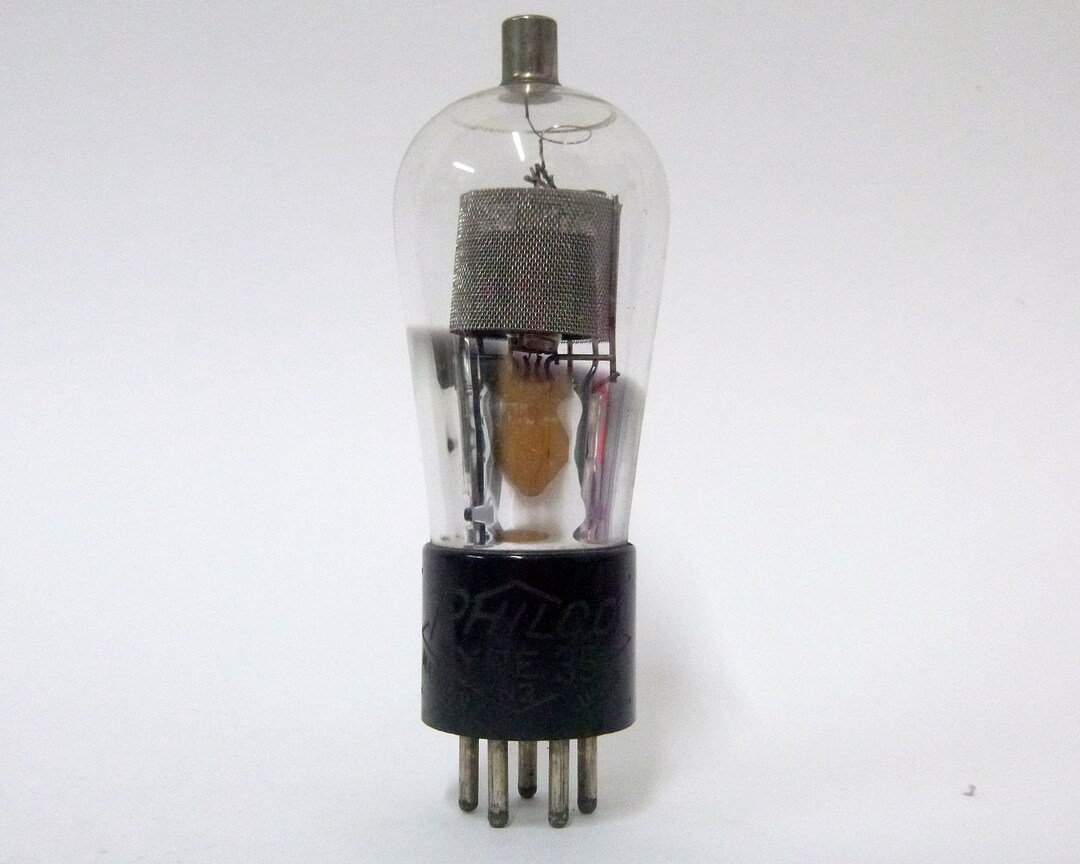 Philco 35 Vacuum Tube - Mesh Plate - Globe - Engraved Base - Type 51 - Etsy
